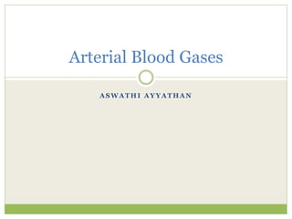 Arterial blood gases | PPT