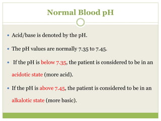 Arterial blood gases | PPTX