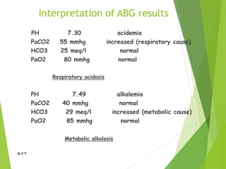 ARTERIAL BLOOD GASES NOTES for MEDICAL STUDENTS.ppt