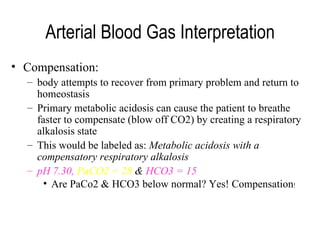Arterial Blood Gases (2) | PPT | Lung and Respiratory Health | Diseases ...