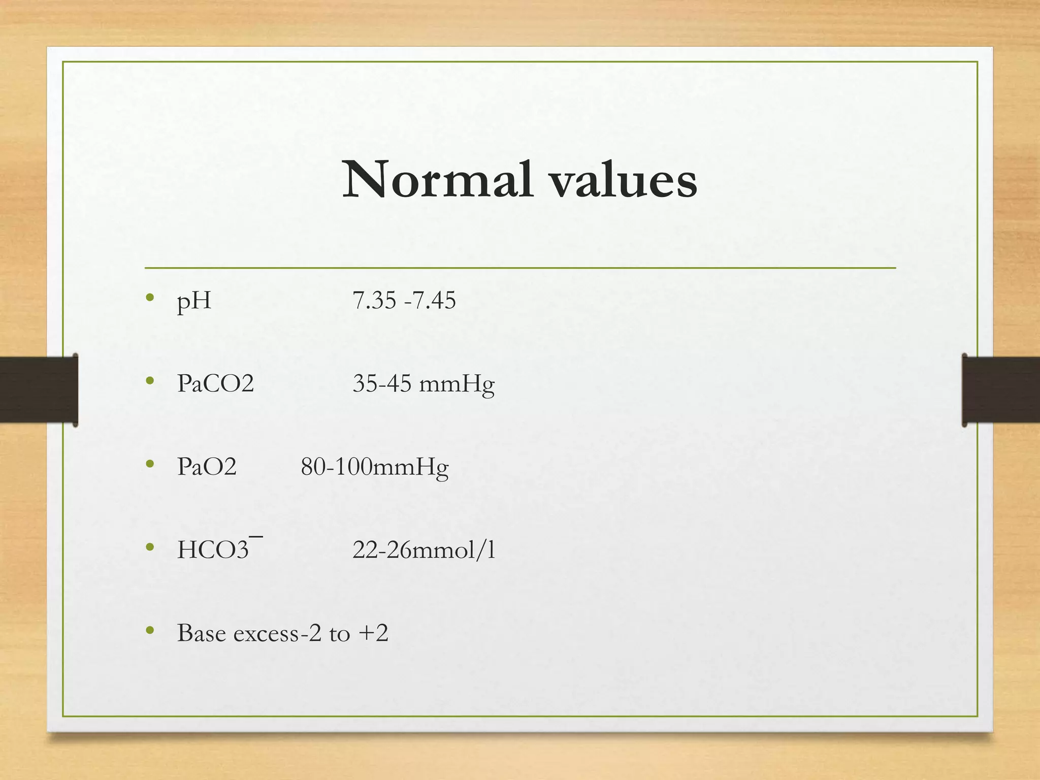 Arterial blood gases analysis | PPT
