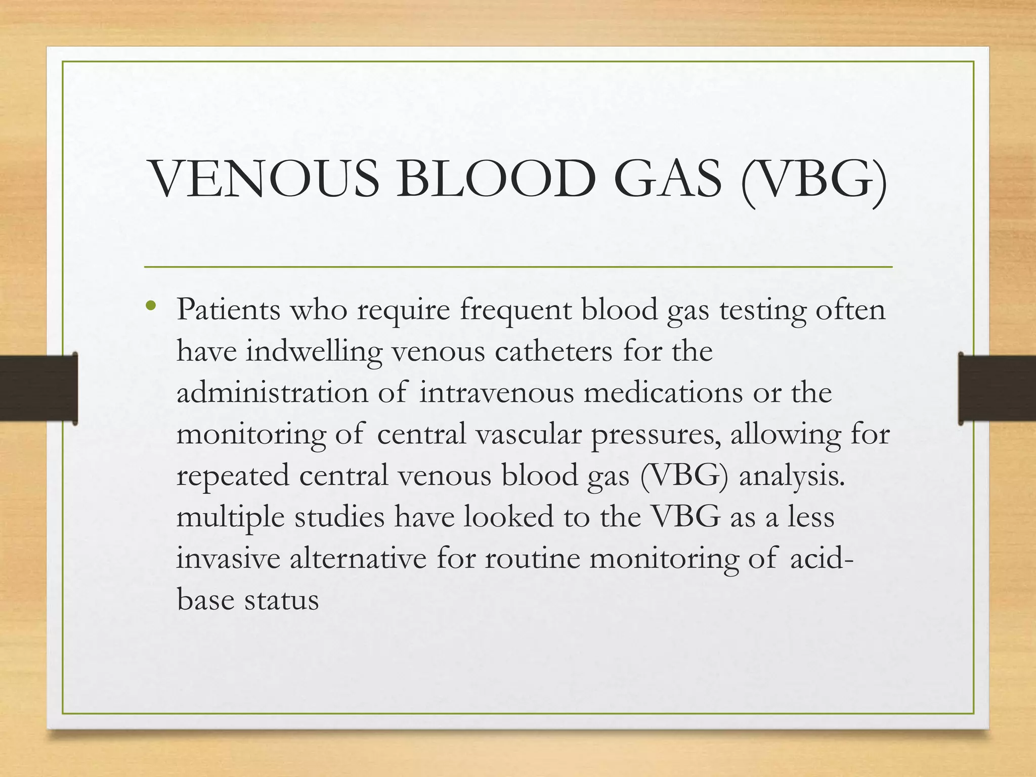 Arterial blood gases analysis | PPT