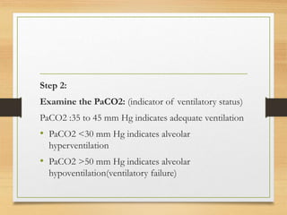 Arterial blood gases analysis | PPT