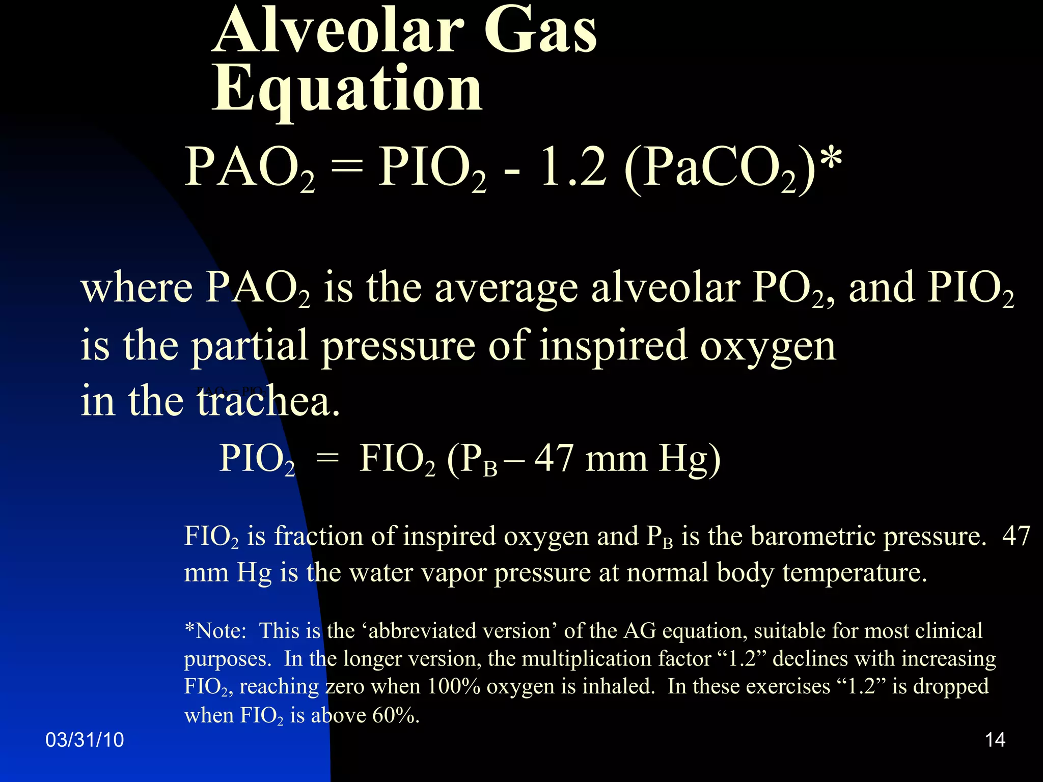 Arterial Blood Gases Interpretation | PPT