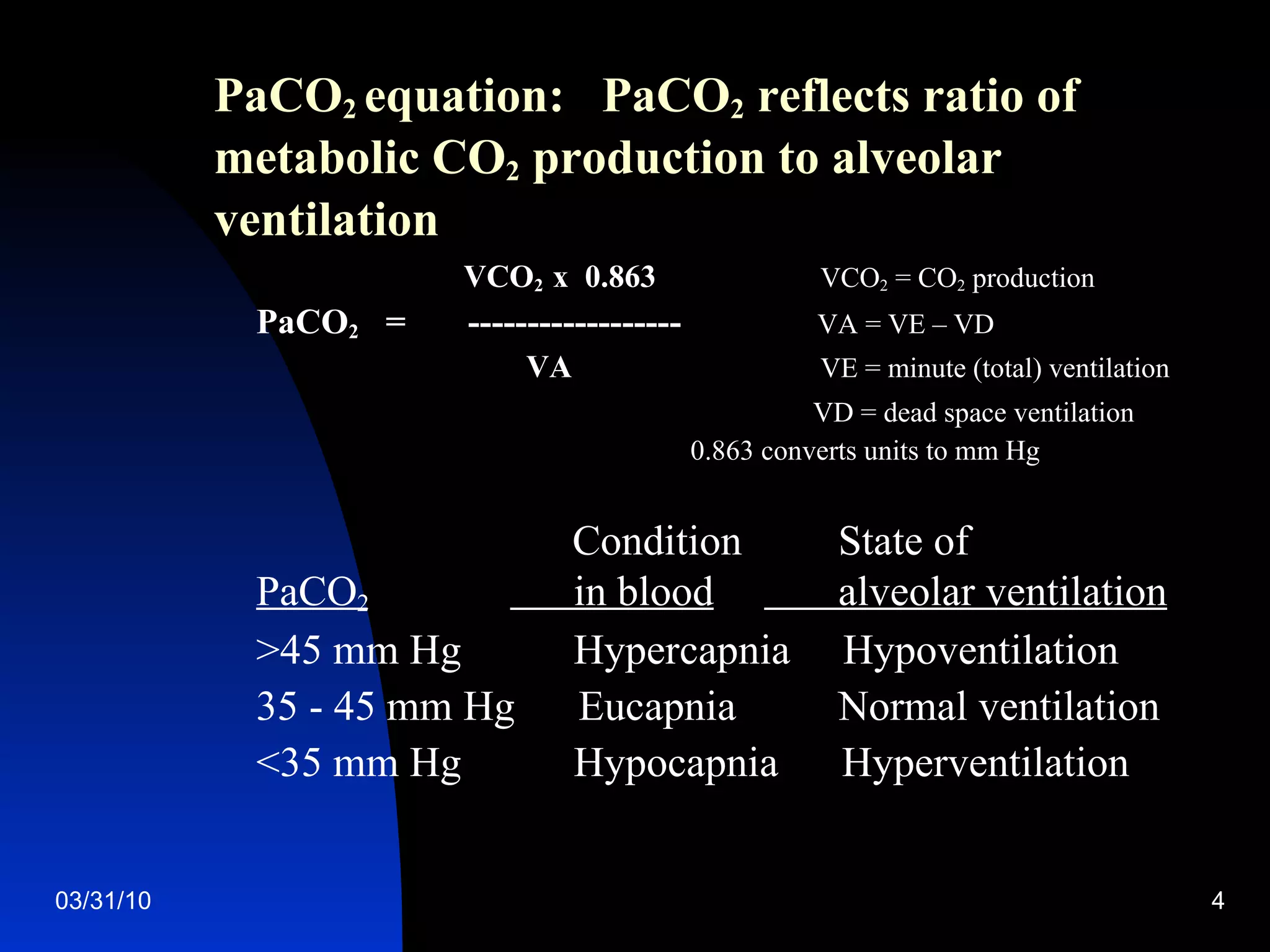 Arterial Blood Gases Interpretation | PPT