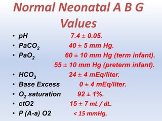 Arterial blood gases interpretation11111 | PPT