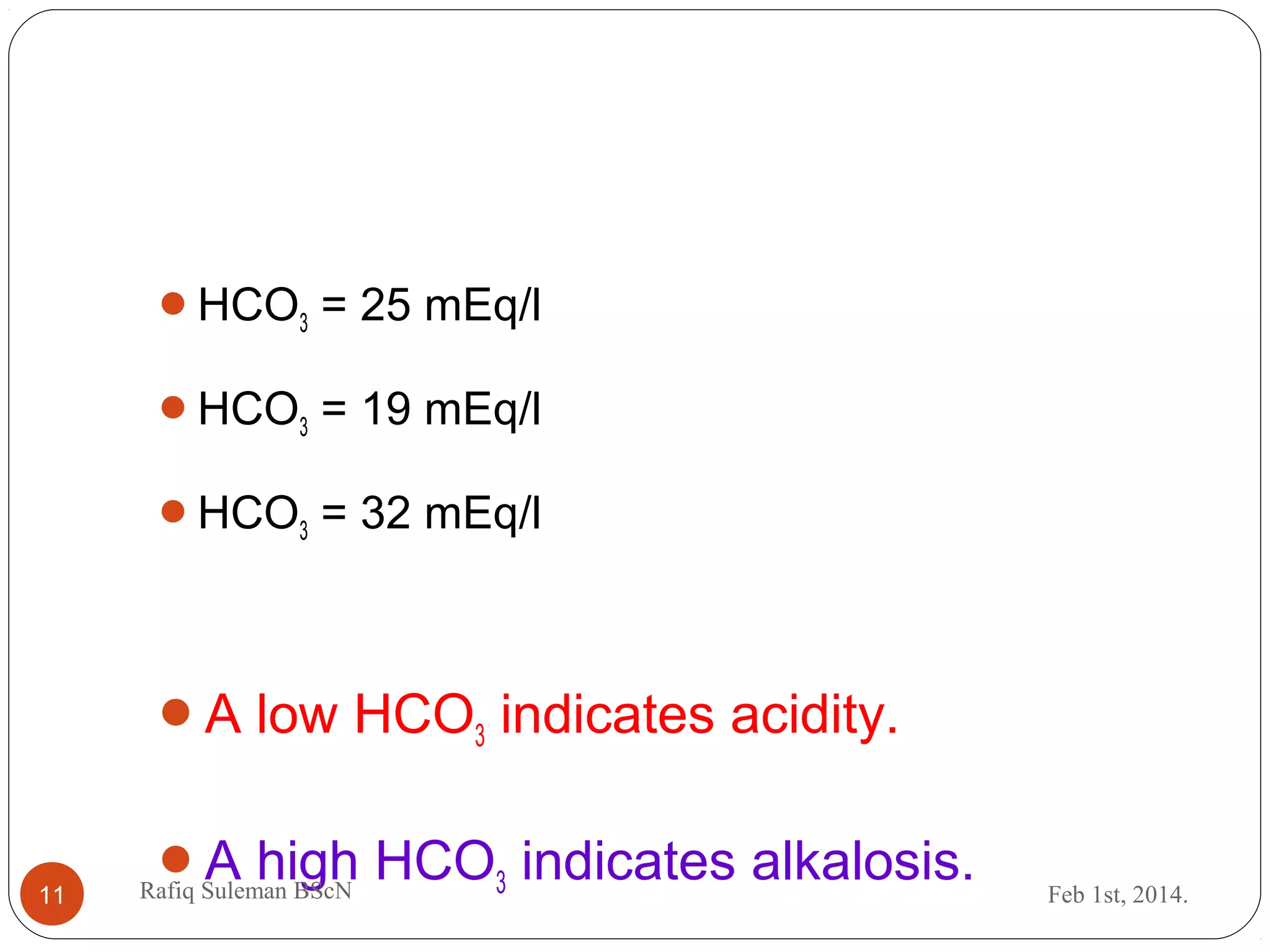 Arterial blood gases Rafiq Suleman BScN (Post RN) | PPT