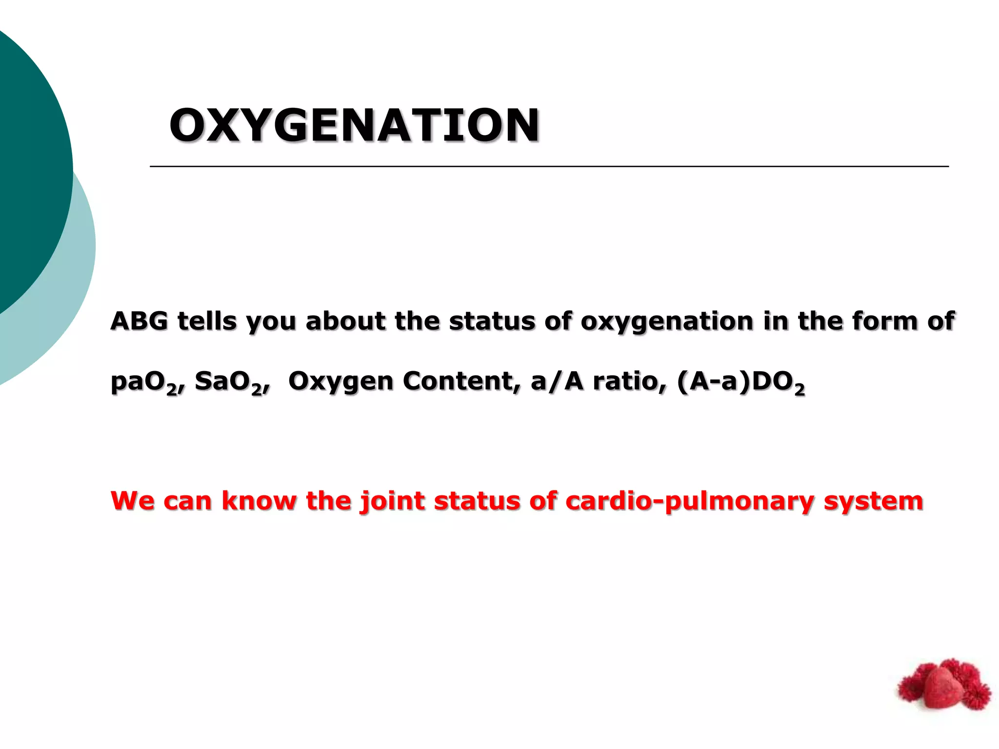 Arterial blood gas analysis in respiratory disorders | PPTX
