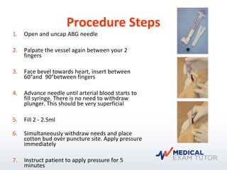 Arterial blood gas intern survival guide | PPT