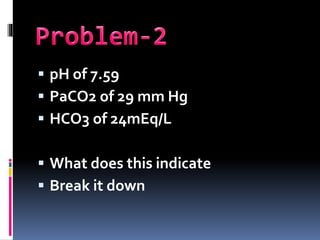 Arterial blood gas interpretation | PPTX