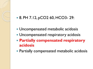 Arterial blood gas quiz | PDF