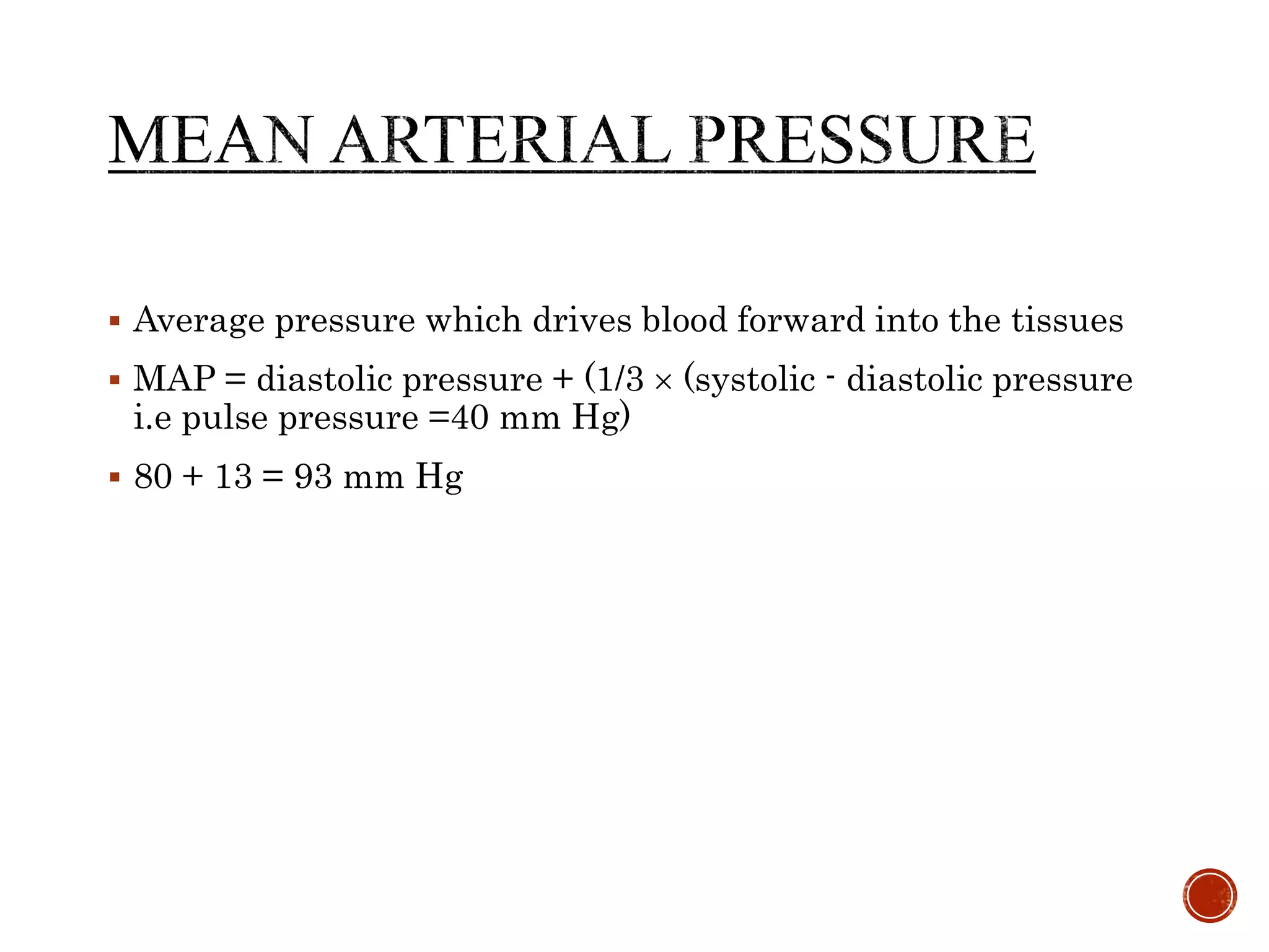 Arterial blood pressure | PPTX
