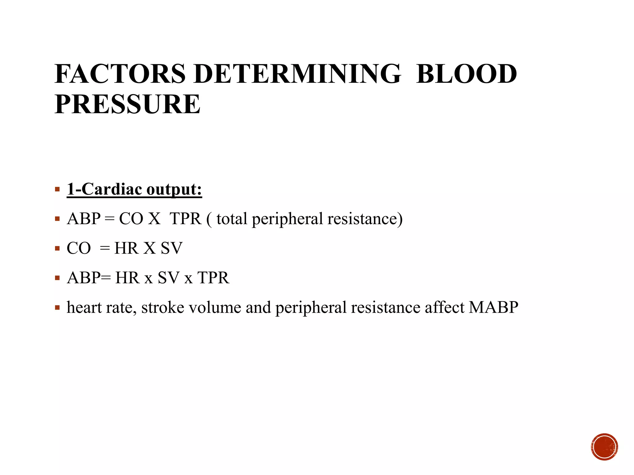 Arterial blood pressure | PPTX