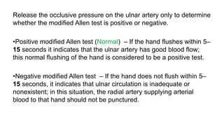 ABG procedure WHO guidelines and normal values of parameters. | PPTX ...