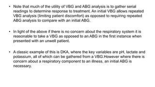 ABG procedure WHO guidelines and normal values of parameters. | PPTX ...