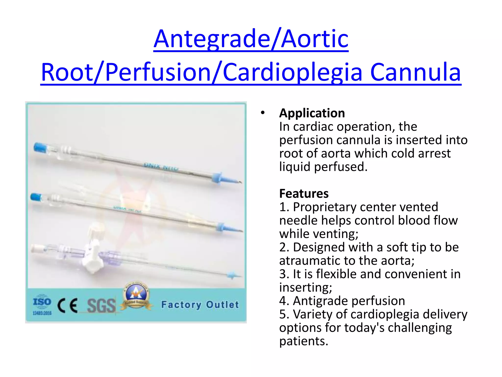 Arterial cannula | PPTX