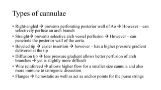 Arterial Cannulation in cardio thoracic surgery | PPTX
