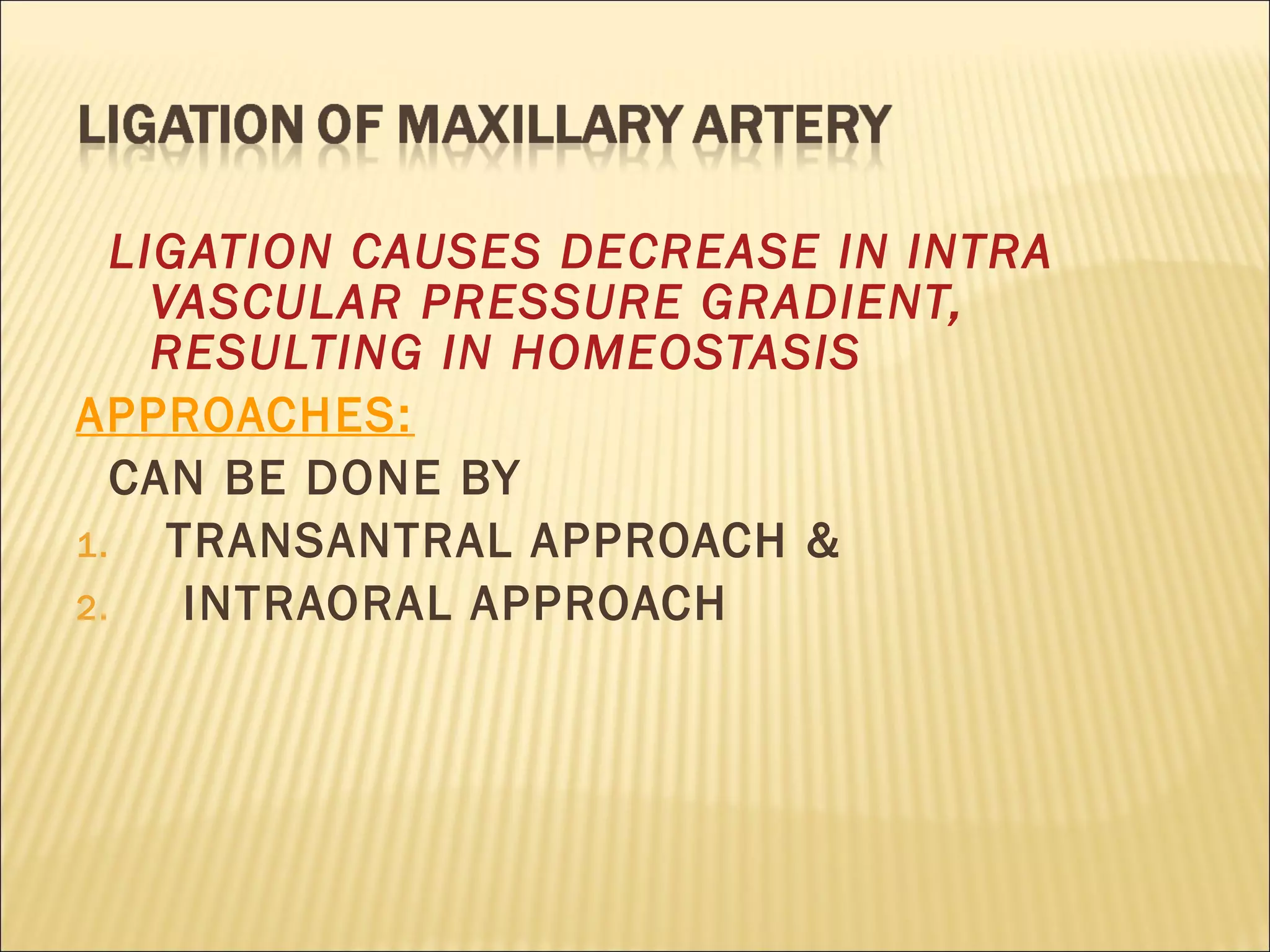 VESSEL ligation | PPT