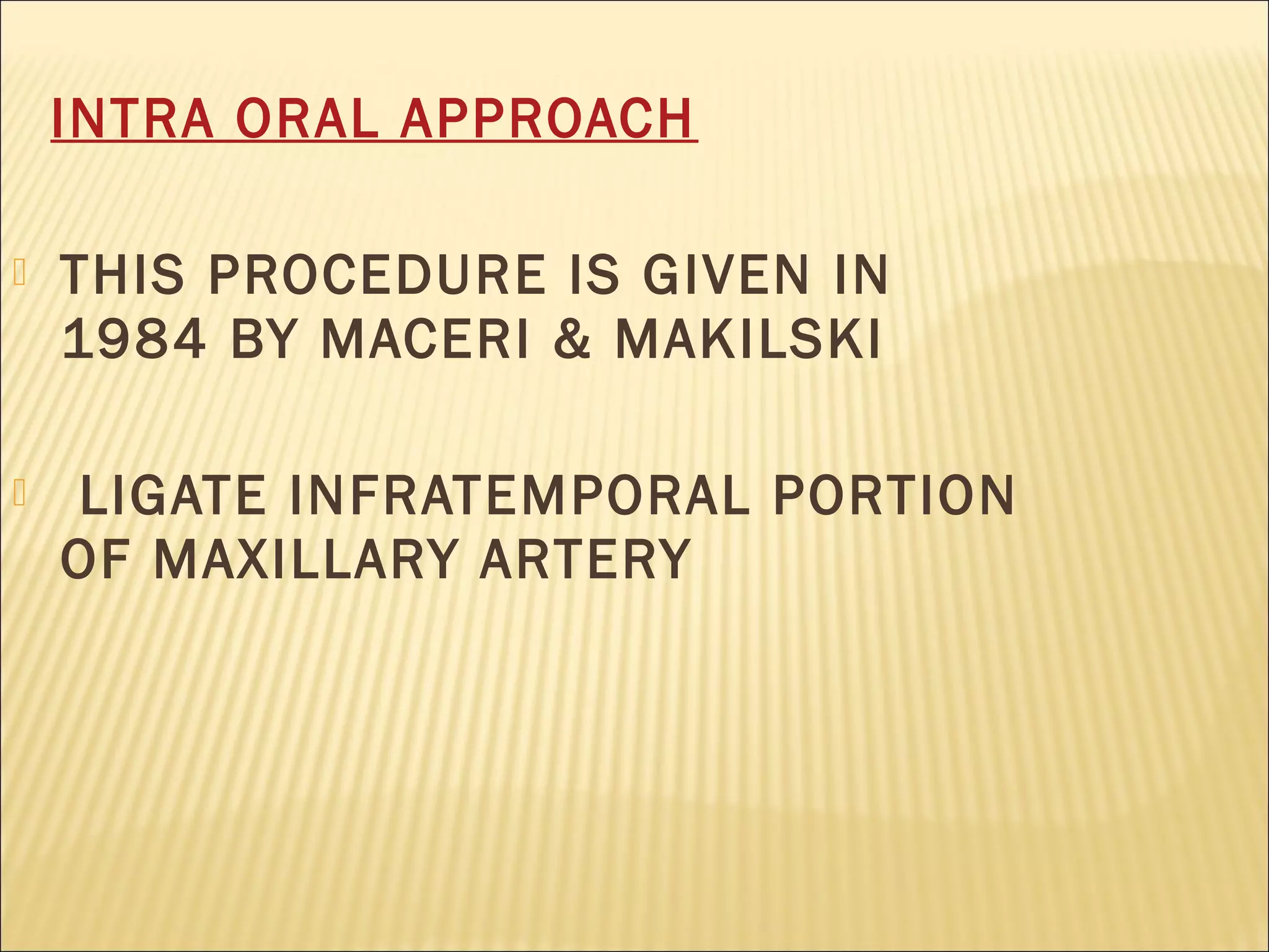 VESSEL ligation | PPT