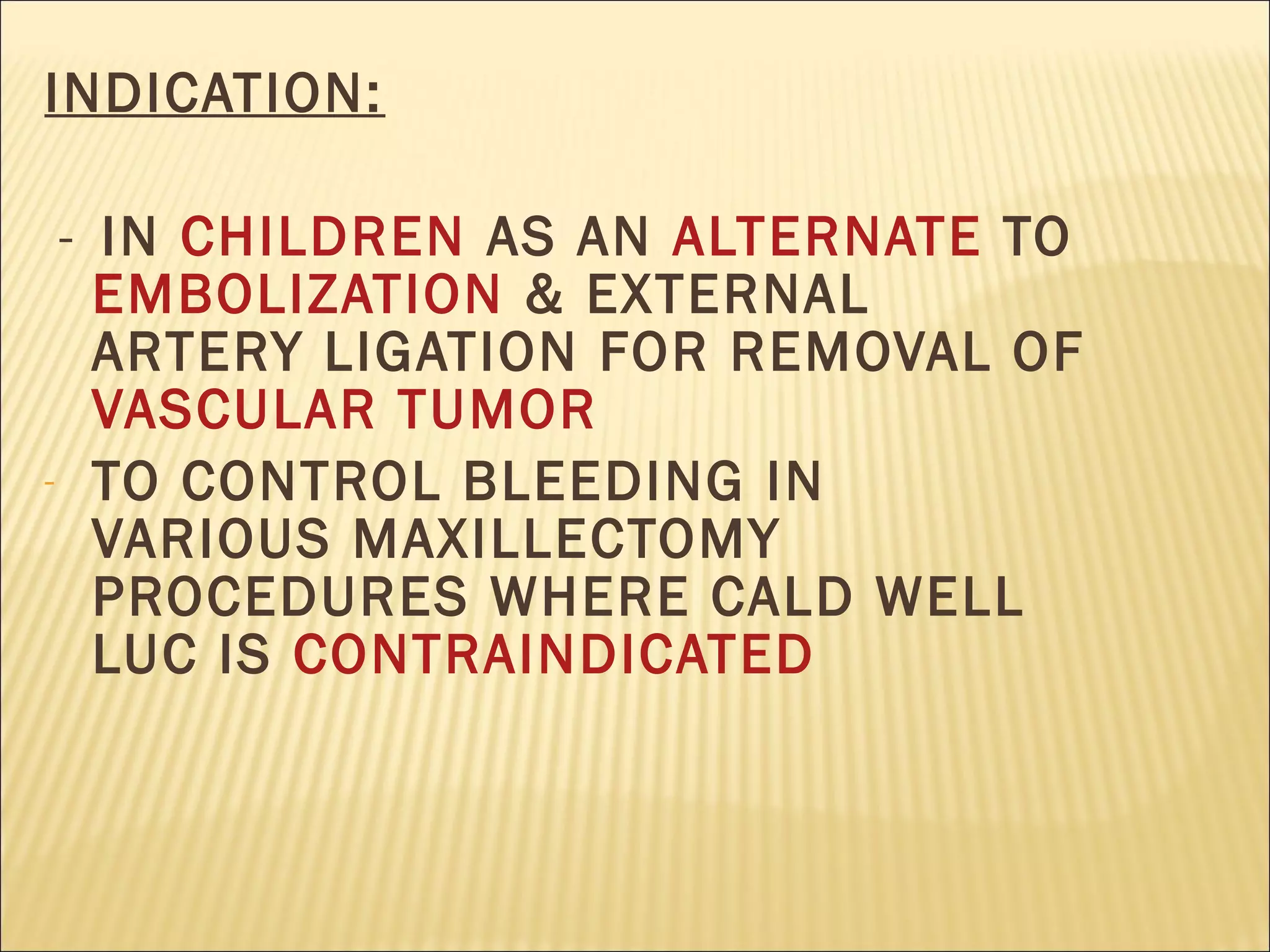 VESSEL ligation | PPT