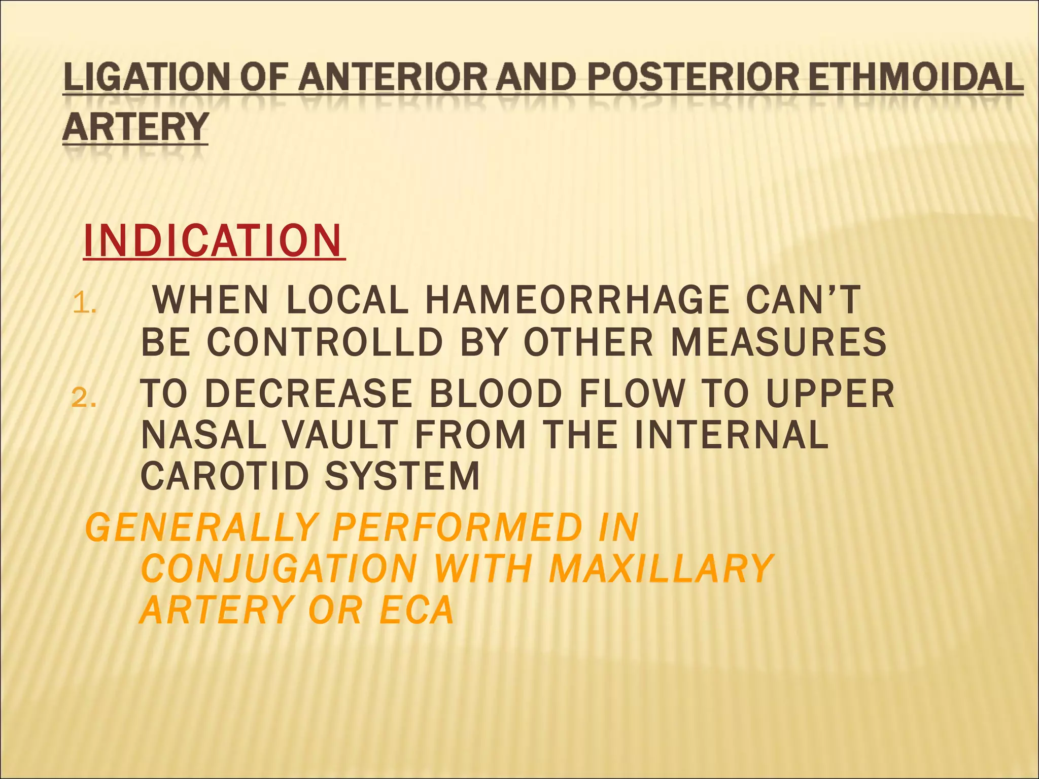 VESSEL ligation | PPT