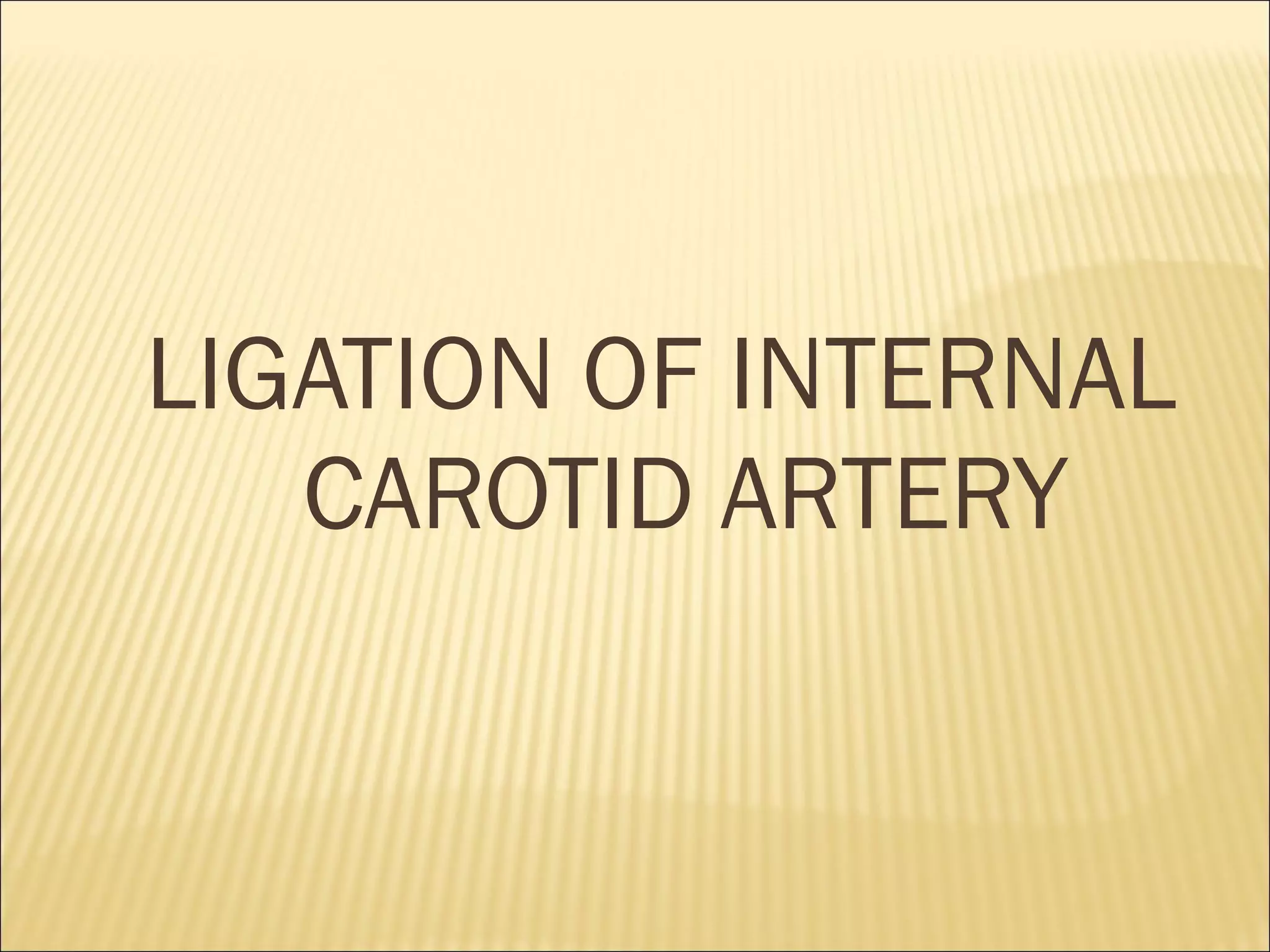 VESSEL ligation | PPT