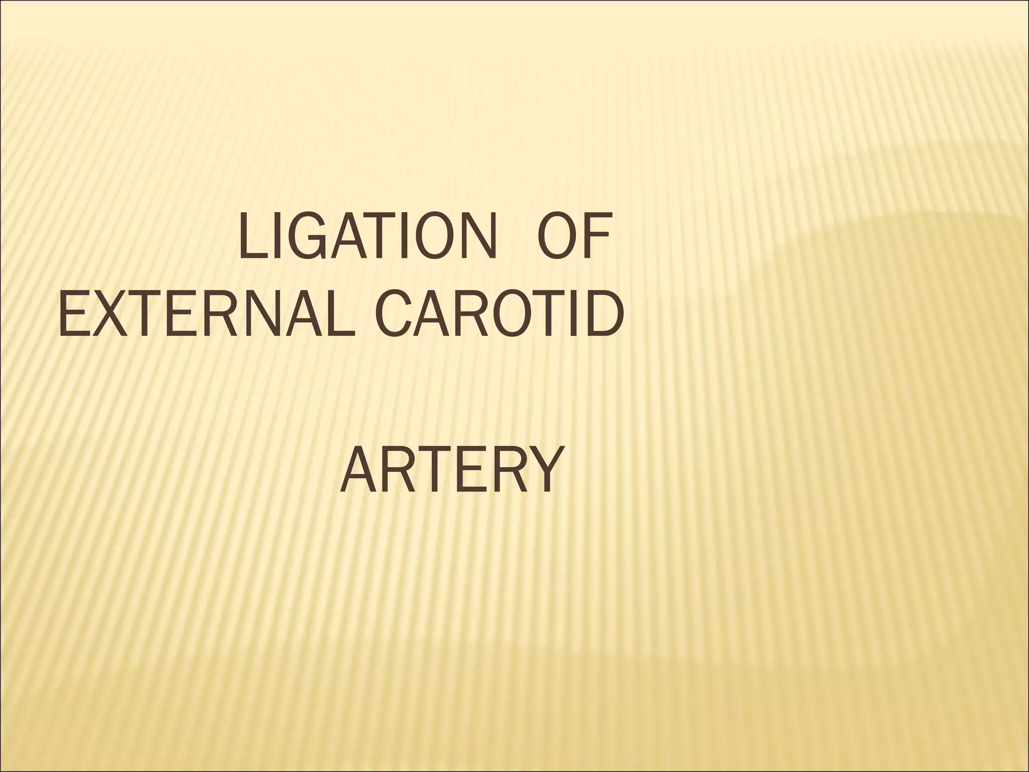 VESSEL ligation | PPT