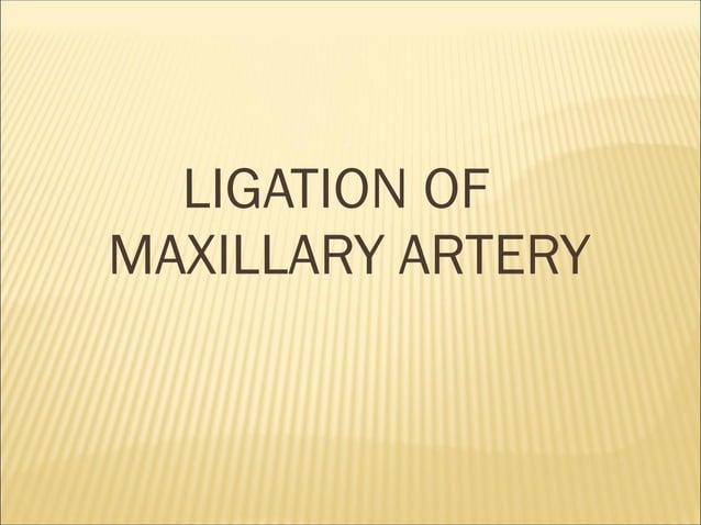 VESSEL ligation | PPT