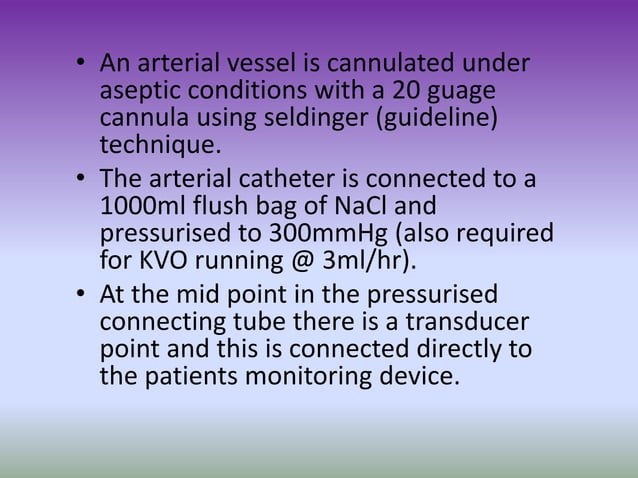 Arterial line analysis | PPTX | Heart and Cardiovascular Diseases ...