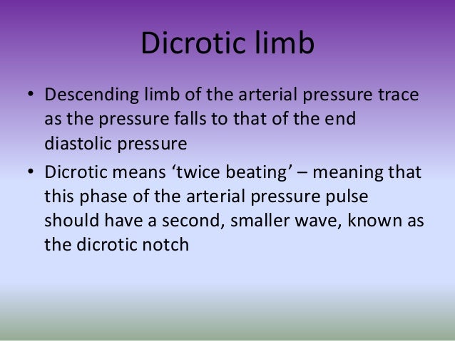 Arterial line analysis