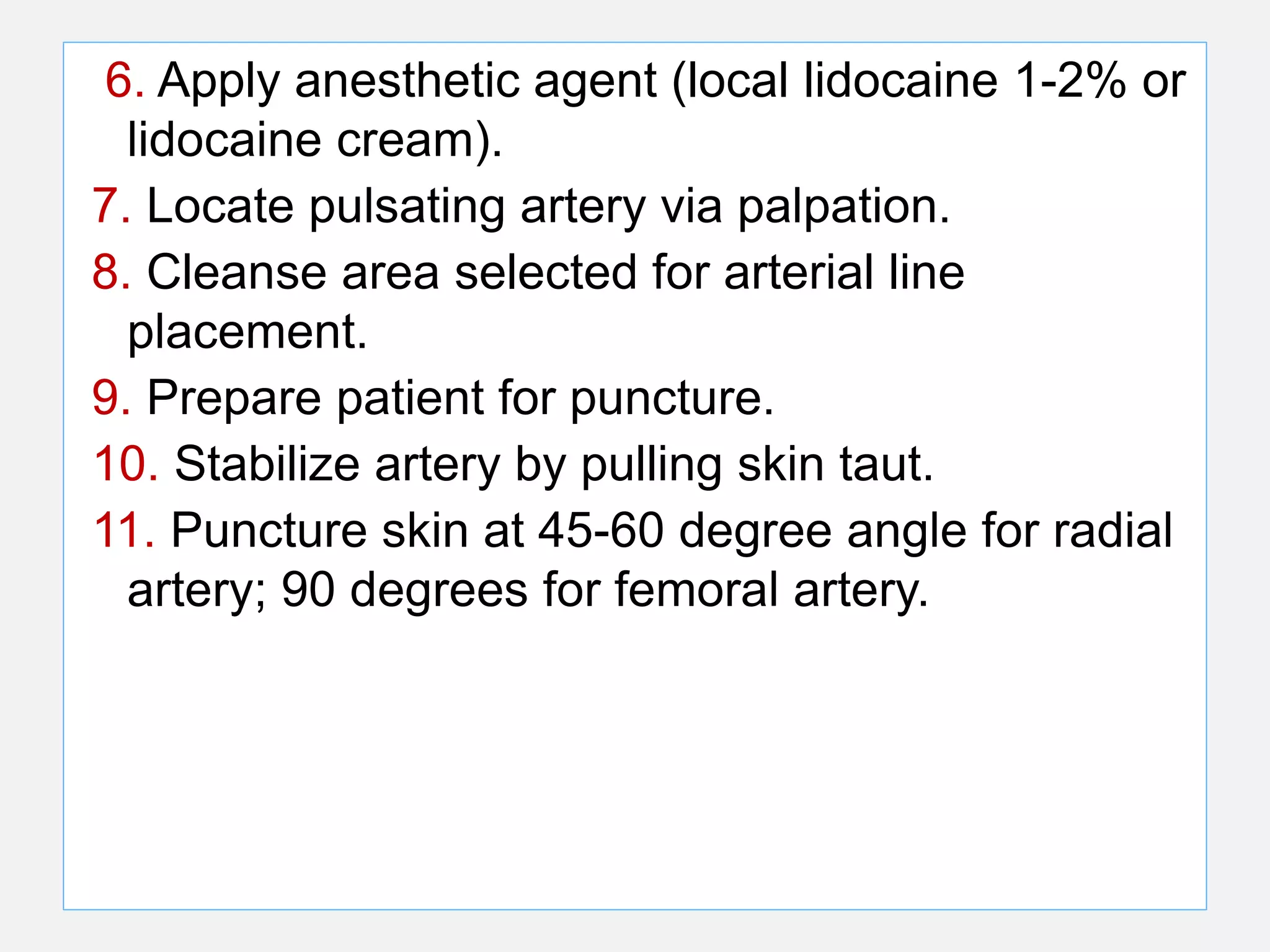 Arterial lines by Dr.Tinku Joseph | PPTX