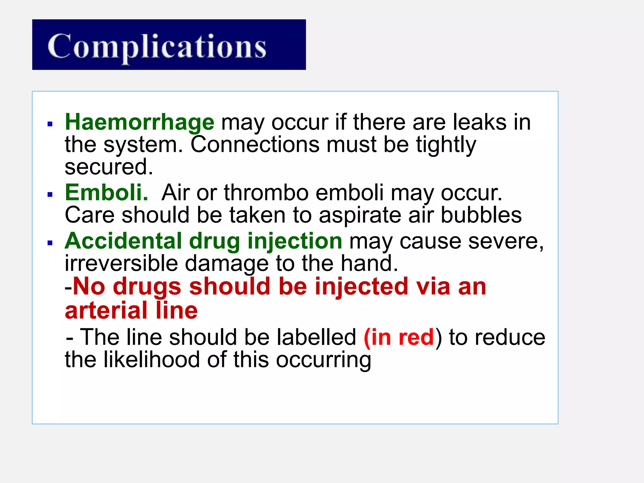 Arterial lines by Dr.Tinku Joseph | PPTX