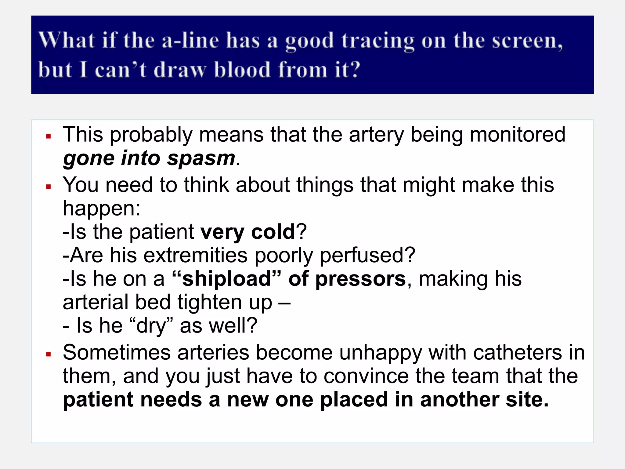 Arterial lines by Dr.Tinku Joseph | PPTX