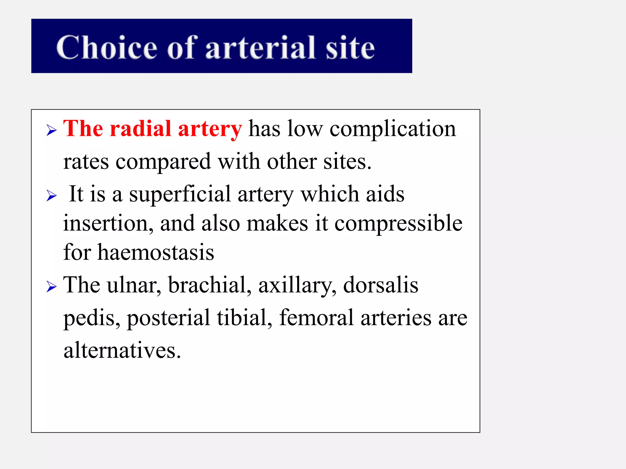 Arterial lines by Dr.Tinku Joseph | PPTX