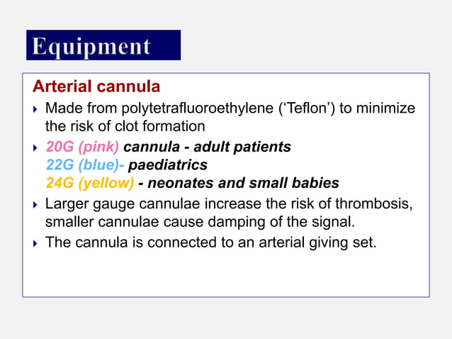 Arterial lines by Dr.Tinku Joseph | PPTX | First Aid | Injuries