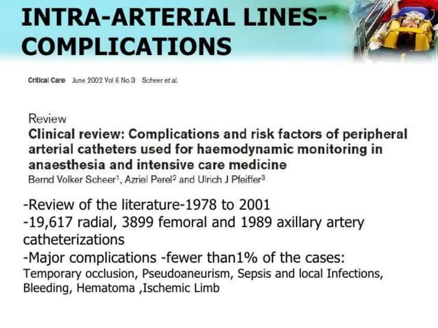 Arterial lines by Dr.Tinku Joseph | PPTX | First Aid | Injuries