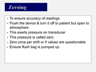 Arterial Line Set Up