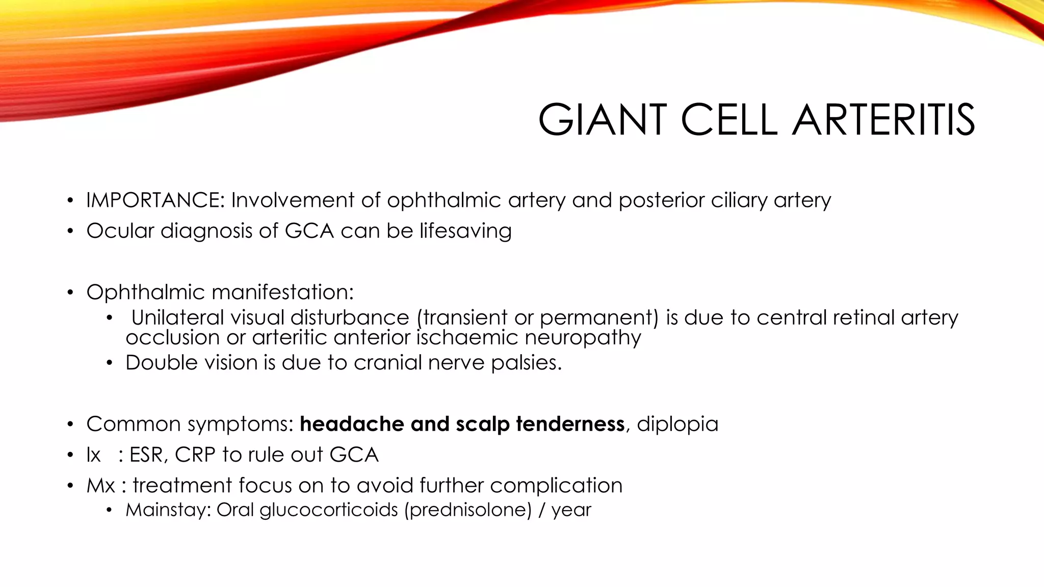 Arterial occlusion | PPTX