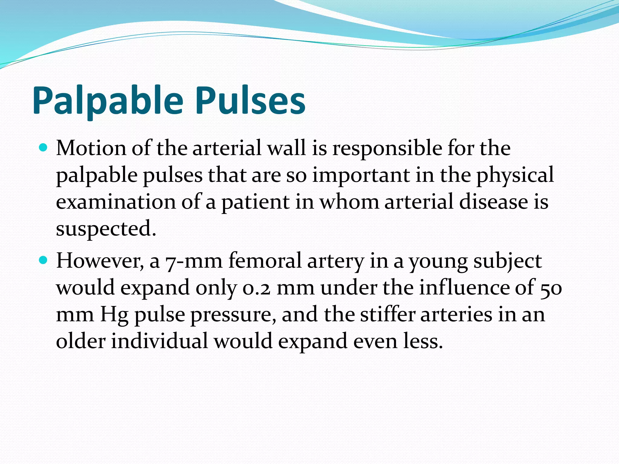 Arterial physiology | PPTX