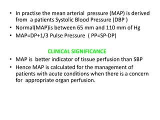 Arterial pressure | PPTX
