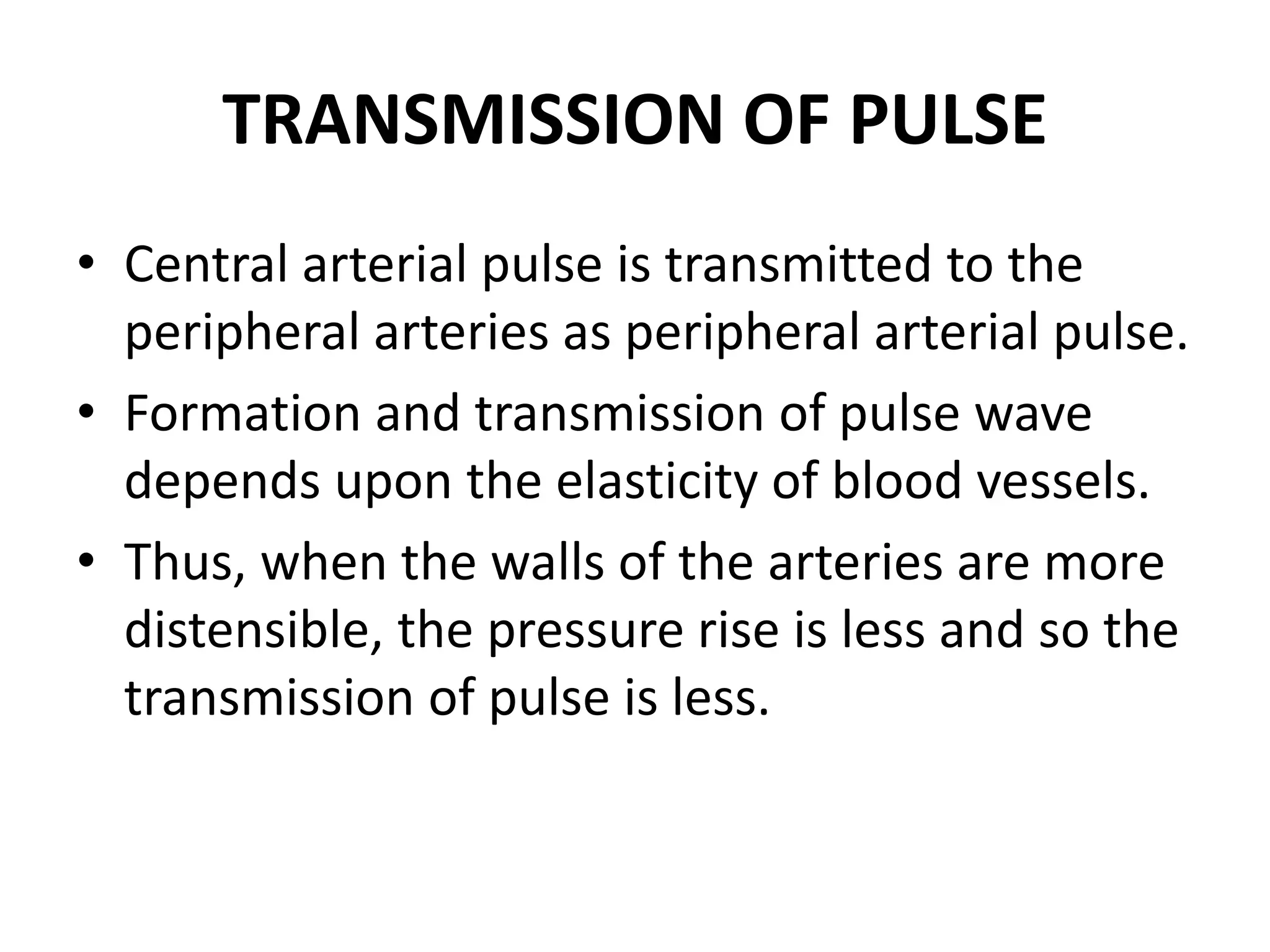 Arterial pulse | PPTX