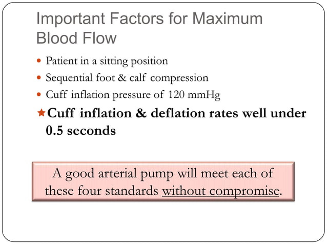 Importance of Arterial Pump Compression & Decompression Rates | PPTX ...