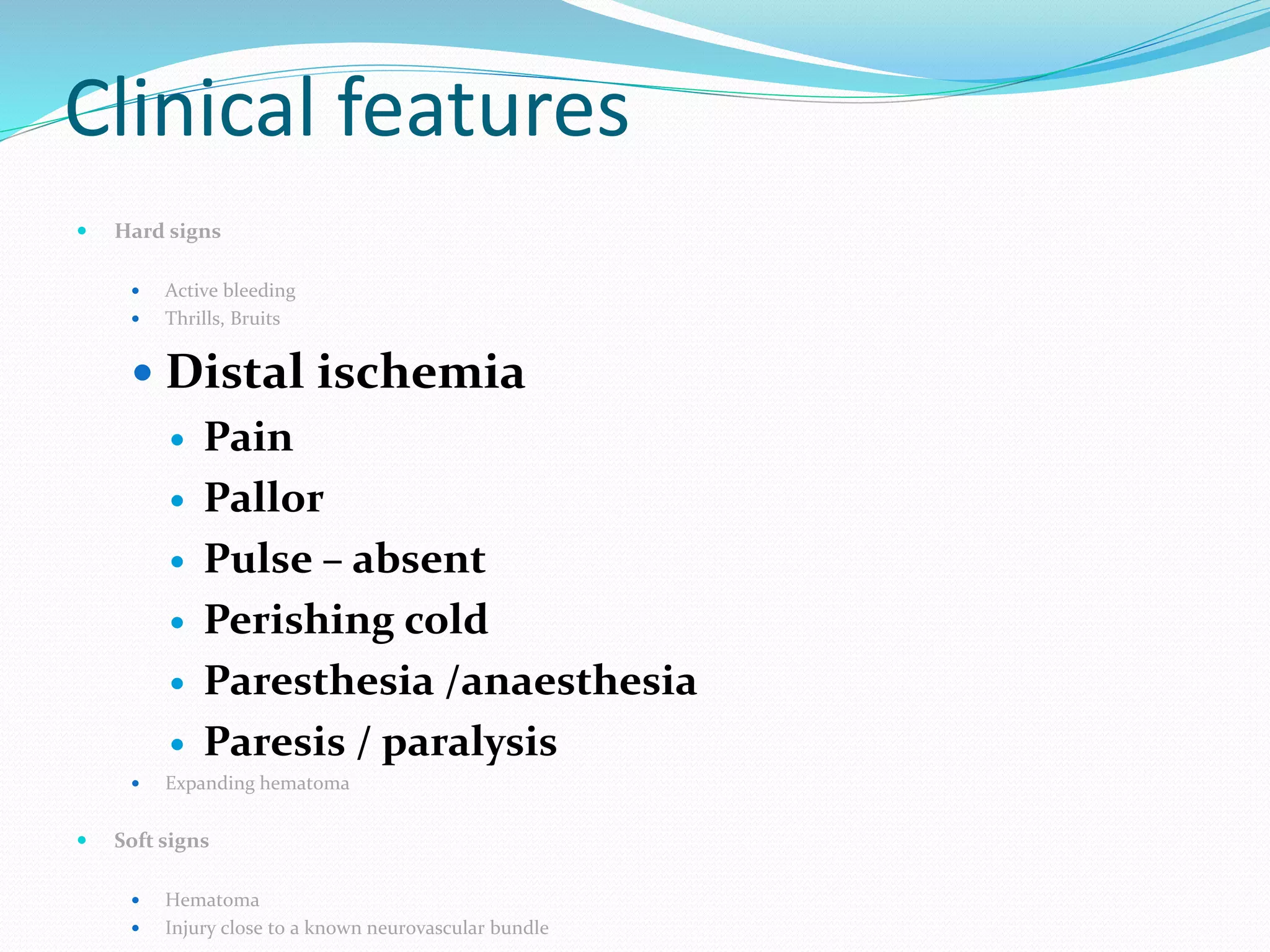 Arterial trauma | PPTX