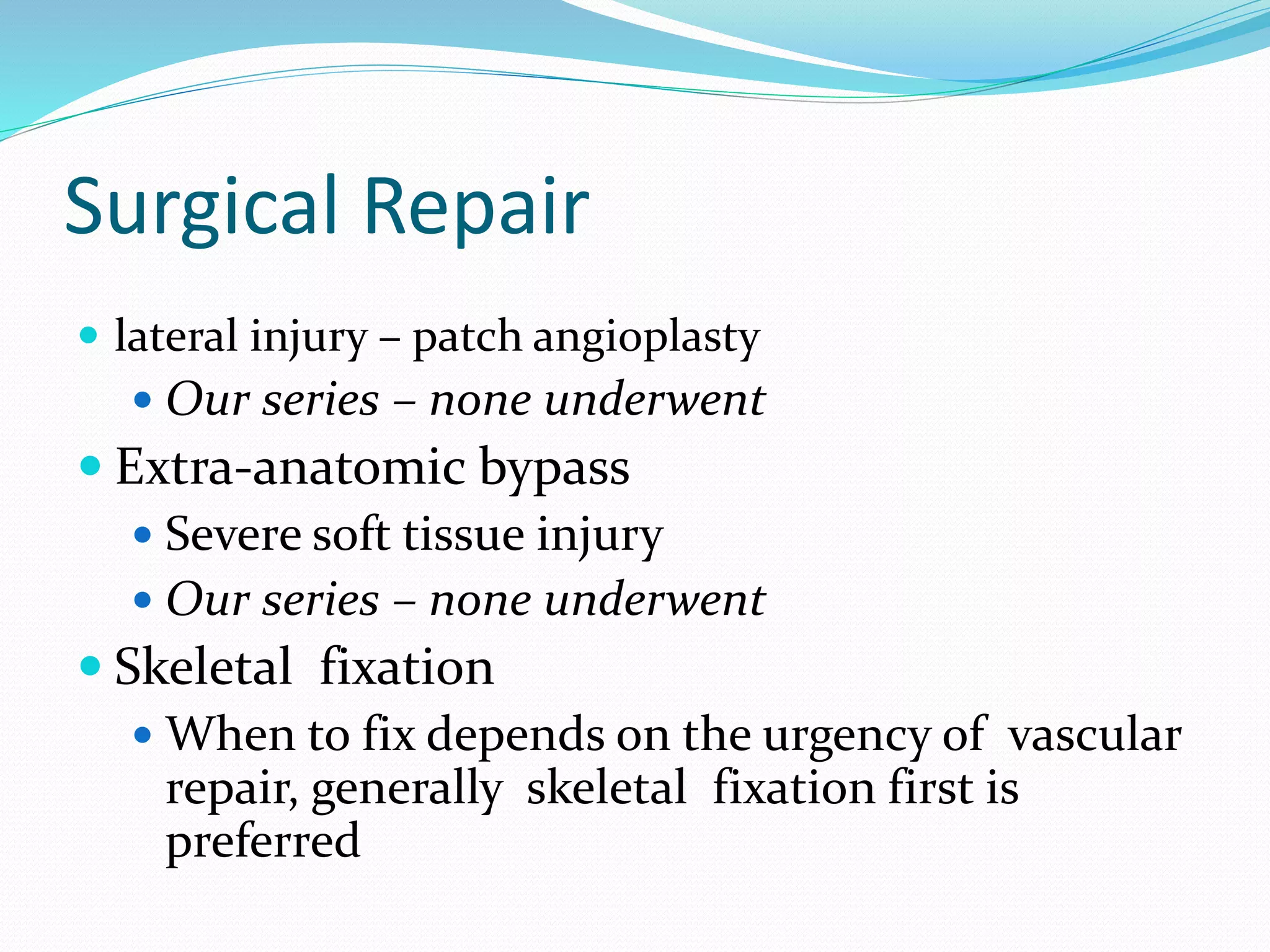 Arterial trauma | PPTX