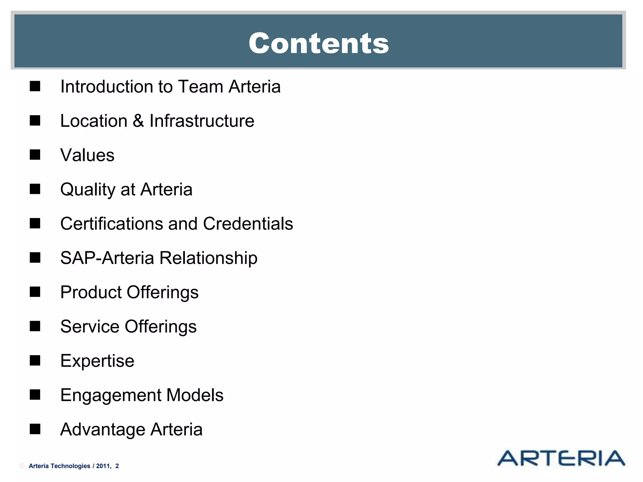 Arteria Technologies - Company profile | PDF | Computing | Technology & Computing