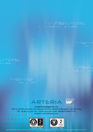 Arteria Services Brochure | PDF