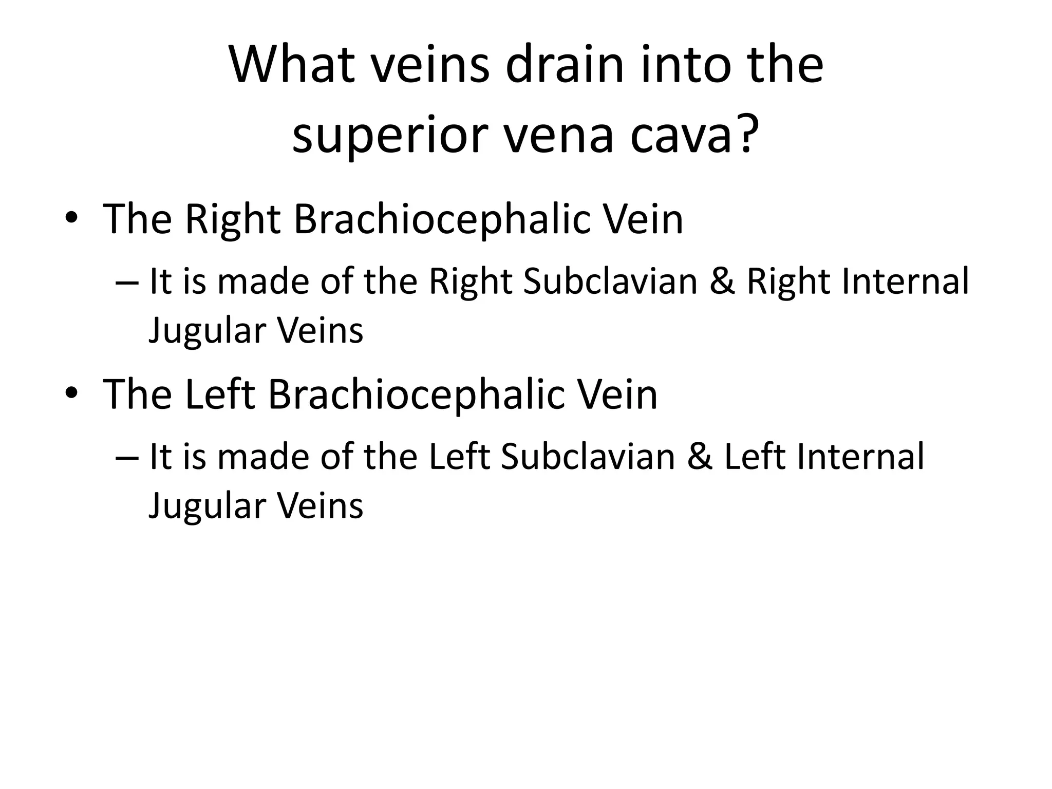 Arteries & veins of the upper body | PPTX
