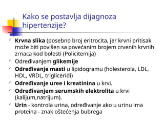 Arterijska hipertenzija osnovne karakteristike | PPTX