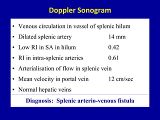 Arterio-Portal Fistula Syndrome (APFS) | PPTX
