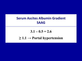 Arterio-Portal Fistula Syndrome (APFS) | PPTX